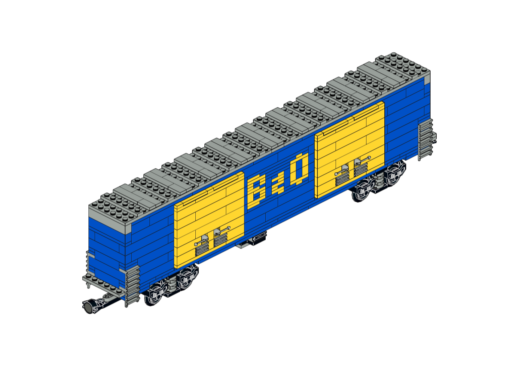 High Cube Box Car - Instructions